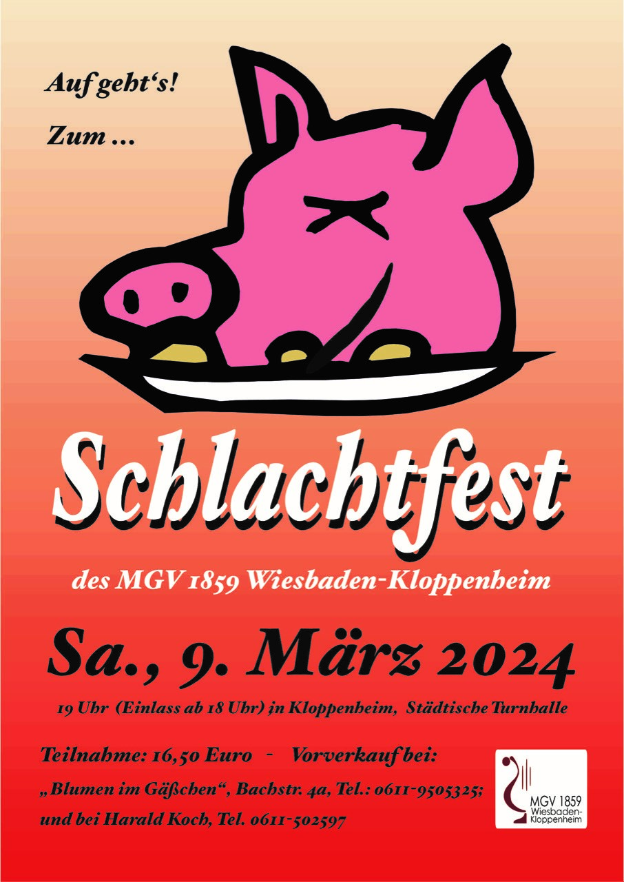 MGV 1859 Wiesbaden-Kloppenheim e.V. – Gemeinschaft – Freude – Qualität